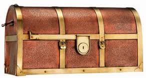 Steamer Trunk Post Mounted Mailbox - Security Mailboxes - Amazon.com