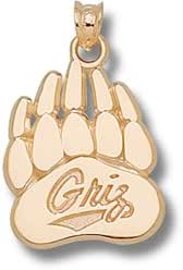Amazon.com: University of Montana "Griz" Paw 3/4 Inch - 14K Gold