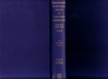 Biographical Memoir of Adam Smith: Stewart, Dugald: 9780678001417 ...