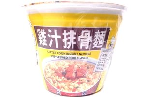 Amazon.com : Little Cook Instant Noodle Cup (TVP Stewed Pork Flavor ...
