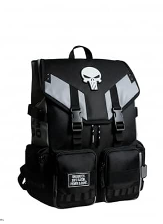 Buy The Souled Store Official Marvel Punisher Tactical Gear Backpack ...