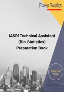 Buy IASRI Technical Assistant (Bio-Statistics) Preparation Book ...