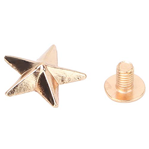10 x Metal Star Screw Rivet Stud Rivet Tip Screw for Leather Crafts ...