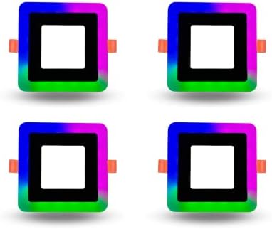 D'Mak Exclusive 6 Watt White+PGB Super Bright Double Color LED POP ...