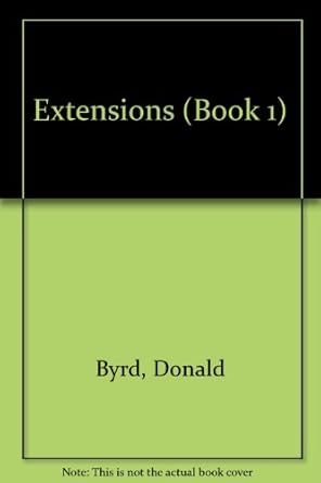 Buy Extensions (Book 1) Book Online at Low Prices in India | Extensions ...