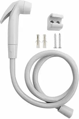 Rudra PVC Health Faucet with Tube and Hook Plastic Toilet Jet Spray ...