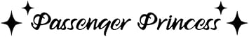 Passenger Princess Sticker, Waterproof Vinyl Decal Car Mirror Sticker ...