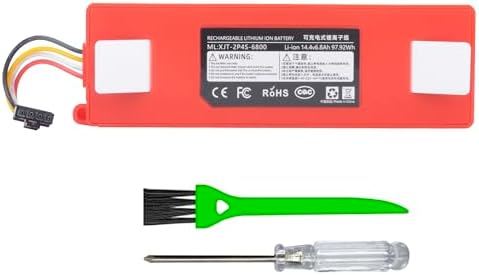 Amazon.com: 6800mah Replacement Battery for Xiaomi Roborock S5 S6 S7 ...