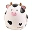 Syfunlv Cow Piggy Bank,Plastic Animal Cow Large Capacity Money Banks ...