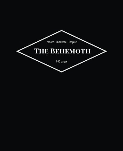 The Behemoth: Black - 800 Pages, Ruled Journal, Notebook, Diary with ...