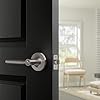 Amazon Basics Contemporary Madison Door Lever - Privacy- Satin Nickel ...