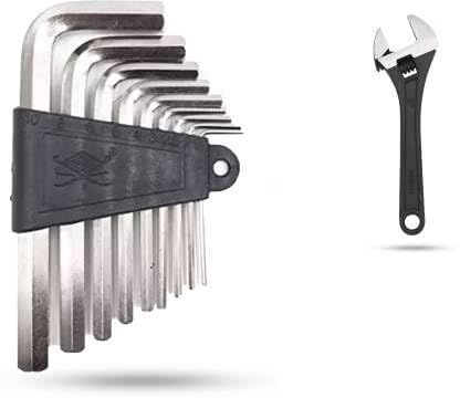 SAP-01 Allen key and Adjustable wrench set : Amazon.in: Home Improvement