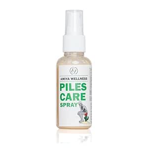 Amiya Wellness Piles Care Spray | 50ml | Oil Spray for Painful Piles ...
