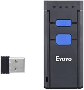 Amazon.com : Eyoyo Mini 1D Bluetooth Barcode Scanner Wireless,3-in-1 ...