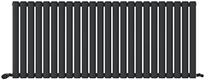 iBathUK Princia Radiator, Horizontal Single Oval Panel, Central Heating ...