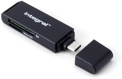 Integral Dual-Slot Micro SD & SD USB C 3.0 Memory Card Reader Adapter ...