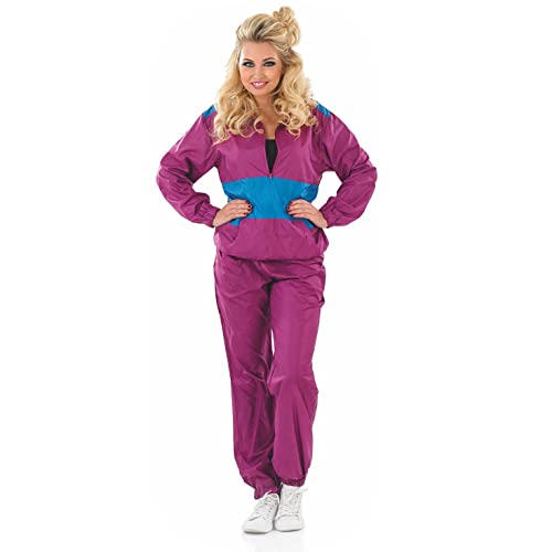 Fun Shack Shell Suits 80s Fancy Dress for Women, 80’s Shell Suit Women ...