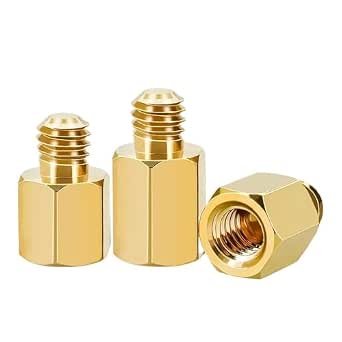 M2 - M6 Hex Brass Standoff Copper Spacing Screw Column Computer ...