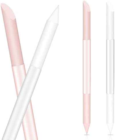 Amazon.com : Glass Cuticle Pusher Set of 2 Manicure Sticks for Nails ...