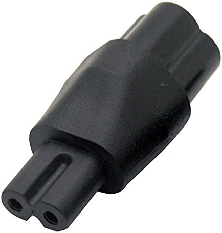 IEC320 C6/3 Pin Male Plug to C7 Female Straight Plug Converter AC125V ...