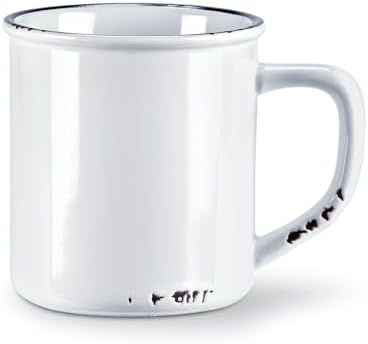 Amazon.com | Abbott Collection 27-ENAMEL/CAP YLW Enamel Look Stoneware ...