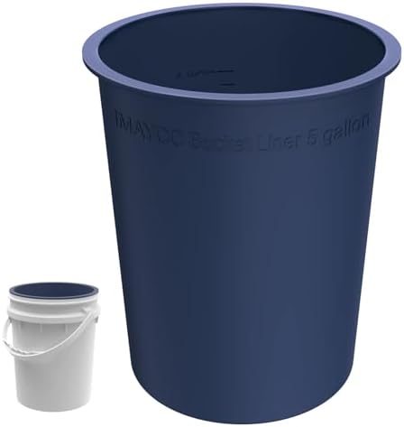 Amazon.com: IMAYCC 5 Gallon Bucket Liner for Concrete Mixing Tub ...