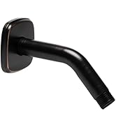BSTIIU 4 Inch Shower Arm with Flange, Ceiling Mounted Shower Head ...