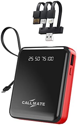 Callmate 10000mAh Power Bank, 23W Fast Charging with Type C PD (Input ...