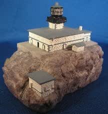 Amazon.com: Tillamook Rock Lighthouse 3" Tall Polystone Resin Model ...