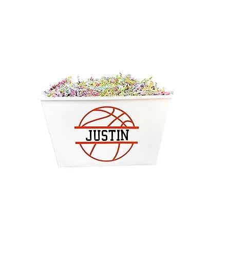Amazon.com: Personalized Basketball Team Sports Gift Basket - Senior ...