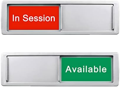 Amazon.com : In Session or Available Sign,Vacant Occupied Sign for Home ...