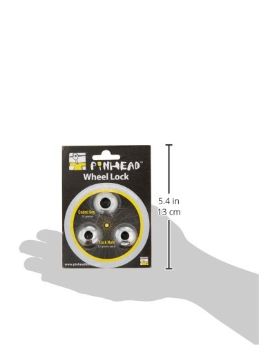 Pinhead Unisex’s Solid Axle Locking Nuts, Single Wheel, M10 – BigaMart