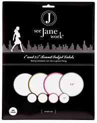 Amazon.com : See Jane Work(R) Permanent Self-Adhesive Labels, Round ...