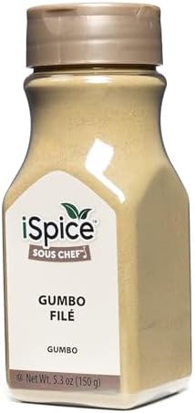 Amazon.com : iSpice - GUMBO FILÉ POWDER 5.3oz (150g) : Grocery ...