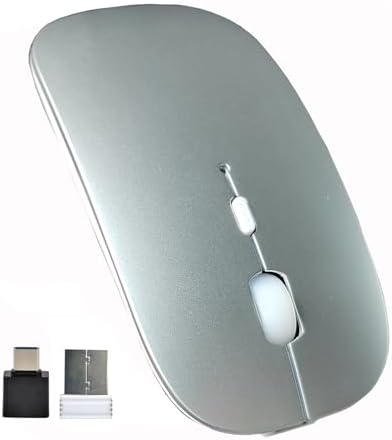 Amazon.com: RaceGT Bluetooth Mouse, Rechargeable Wireless Mouse for ...