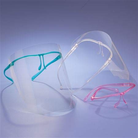 Univet 711 Frame and Visors, Clear Frame (1) and 10 Clip-in Shields ...
