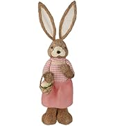 Amazon.com: DR.DUDU Easter Bunny Decor, 2.7 FT Large Bunnies Statue ...