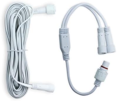Amazon.com: 16.4ft Permanent Outdoor Lights Extension Cords with Clips ...