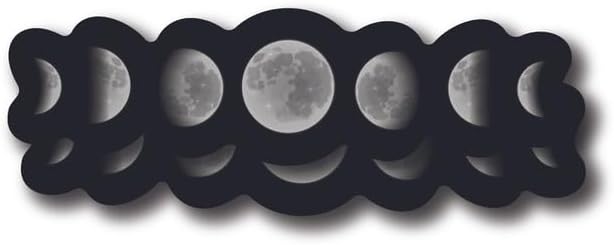 Amazon.com - Blue Moon Phases Vinyl Waterproof Sticker Decal Car Laptop ...
