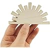 Amazon.com: Xonzmmk 30 Pack 4 Inch Wood Sun Crafts Unfinished Wood Sun ...