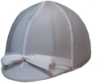 Amazon.com : Equestrian Riding Helmet Cover - White : Sports & Outdoors