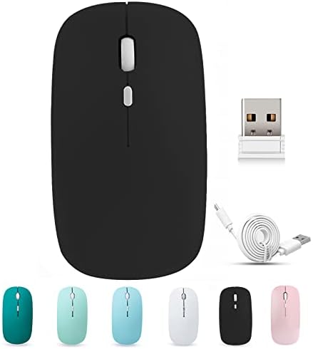 Trust Puck Mouse Wireless Ricaricabile, Bluetooth o 2.4 GHz con Mini ...