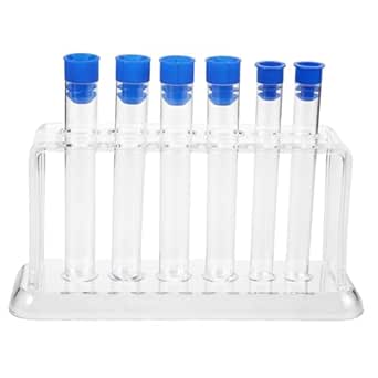 Amosfun 1Set Laboratory Tube Rack Kit Transparent Test Tube Holder for ...