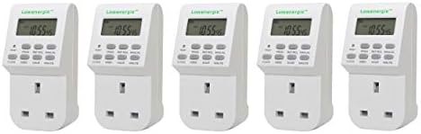 Masterplug TEIH7 24 Hour/7 Day Programmable Electronic Timer for ...