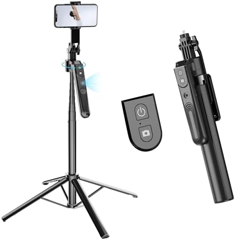 Amazon.com: Voinap Extendable Auto Face Tracking Tripod with Light, 360 ...