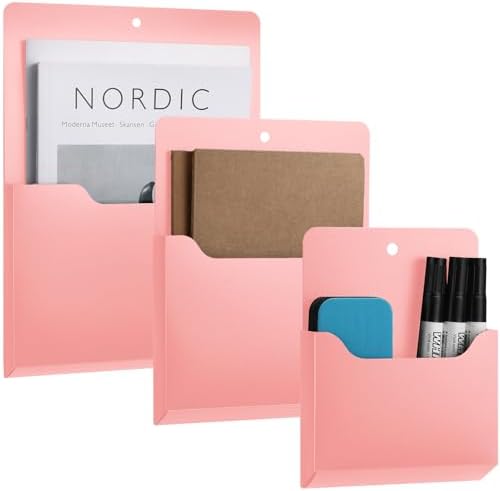 Amazon.com : uxcell 6 Pcs Magnetic File Holder, Magnetic Paper Holder ...