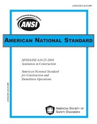ANSI/ASSE A10.25-2009 Sanitation in Construction - American National ...