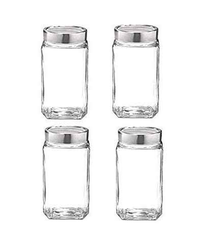 Buy CUBE CELLO Glass Storage Jar - 2250 ml, Transparent Online at Low ...