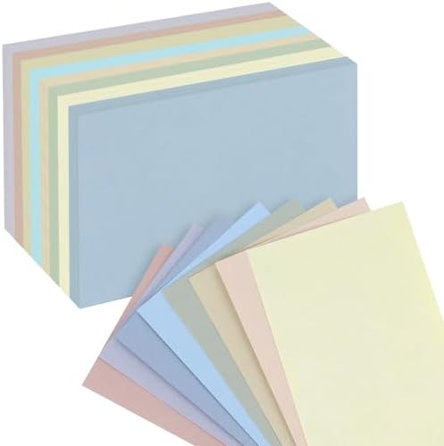 Amazon.com : HEYPLACE 400PCS Index Cards 5x3, Blank Index Note Cards ...