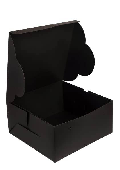 THE BAXSA Co. Black Cake Box For Cake, Cookies, Goodies, Candy, Gift Boxes for Christmas ...